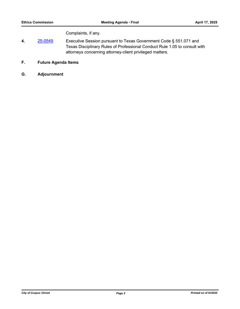 meetings: agendas: 471 rows sorted by date descending