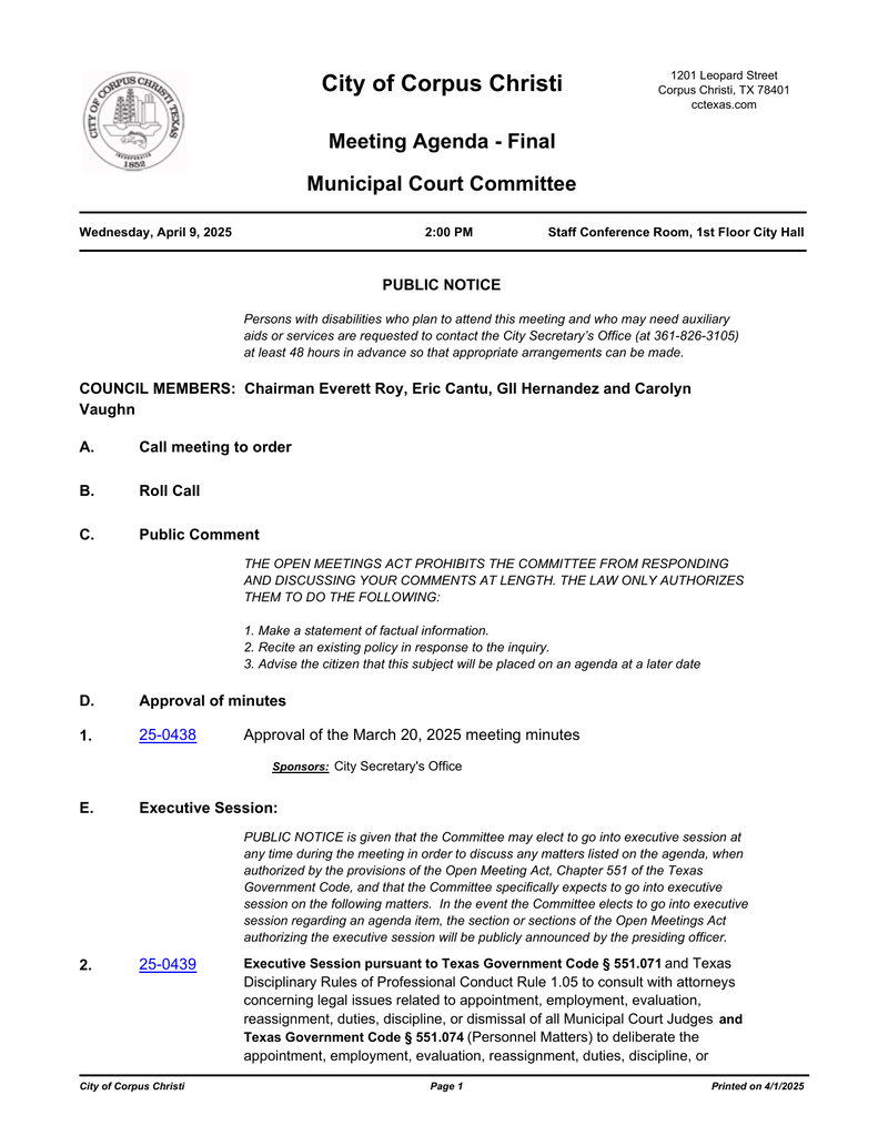 meetings: agendas: 471 rows sorted by date descending