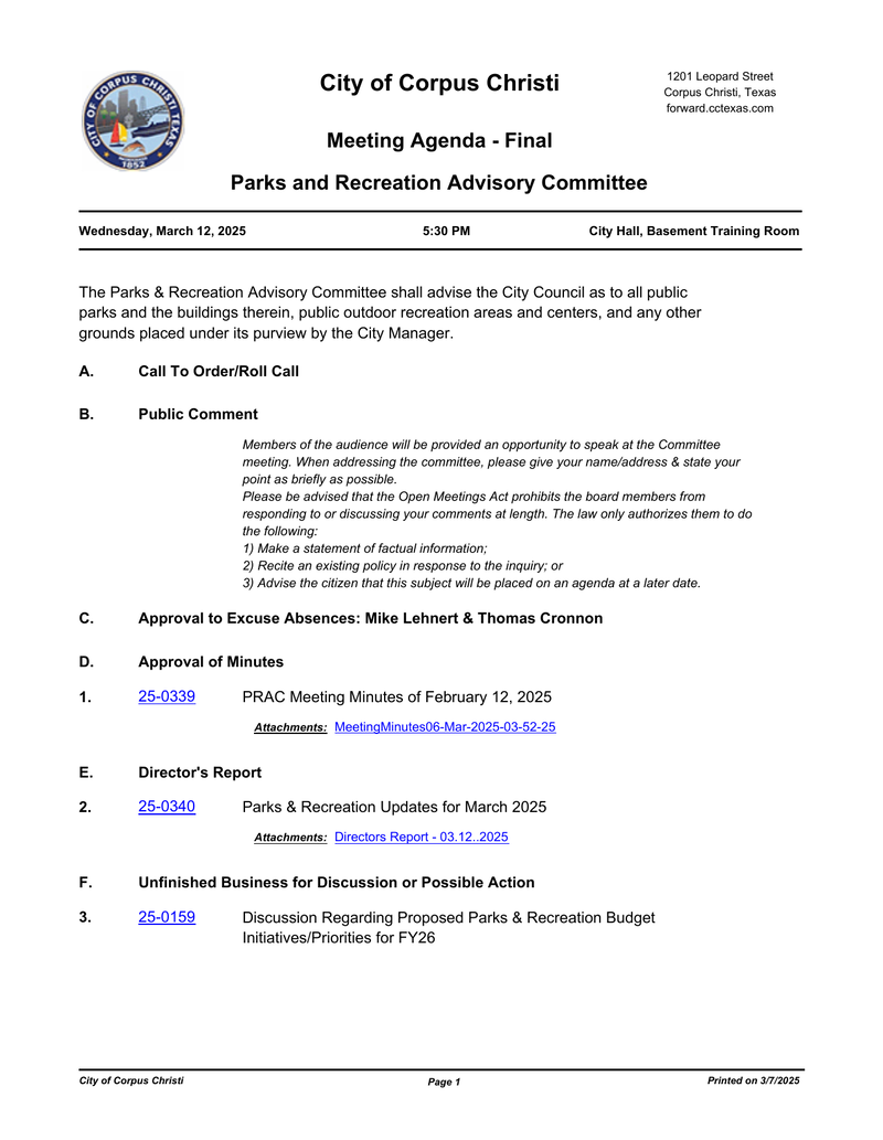 meetings: agendas: 471 rows sorted by date descending